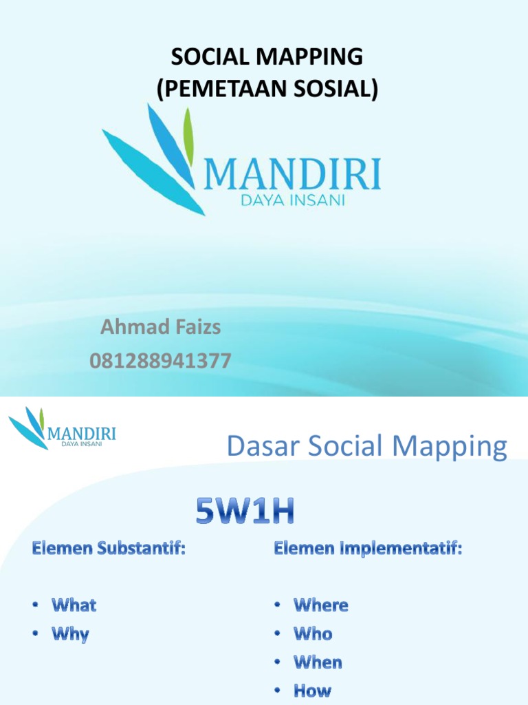 Social Mapping - M Faiz PDF | PDF