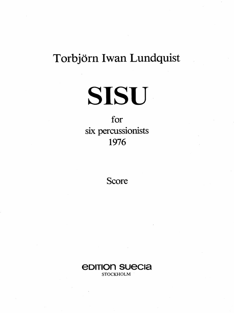 Sisu Pdf Pdf