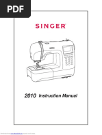 Singer 5050C Sewing Machine Manual | PDF | Sewing Machine | Sewing