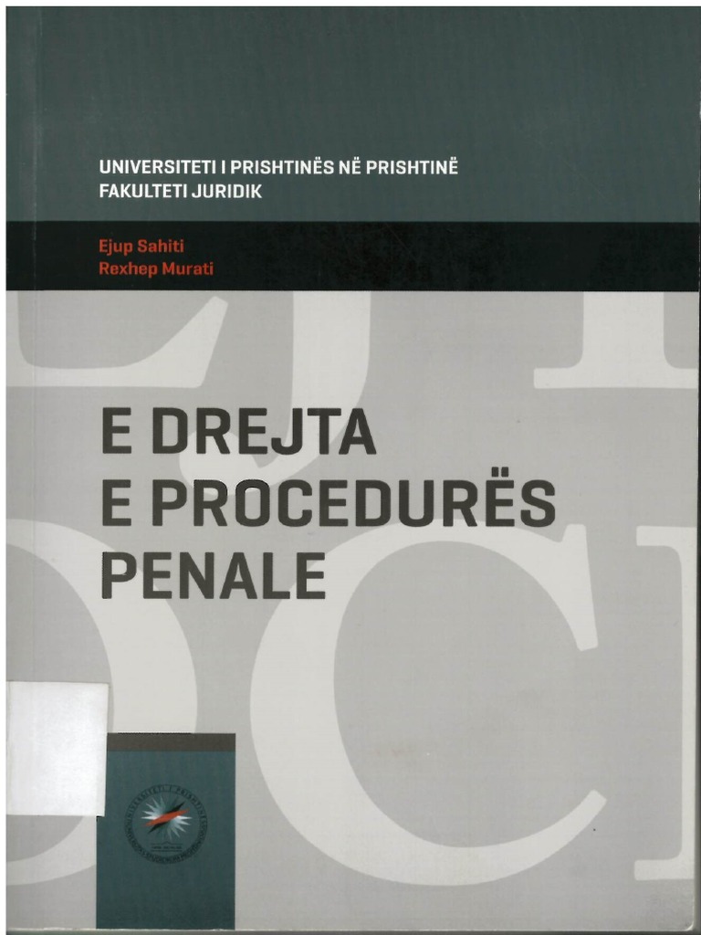 E Drejta e Procedurës Penale | PDF