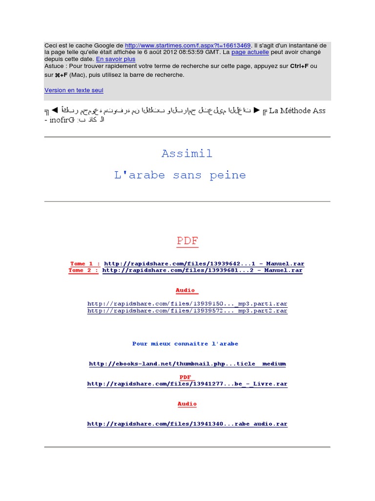 Collection-Assimil | PDF | Langues | Arts du langage et discipline