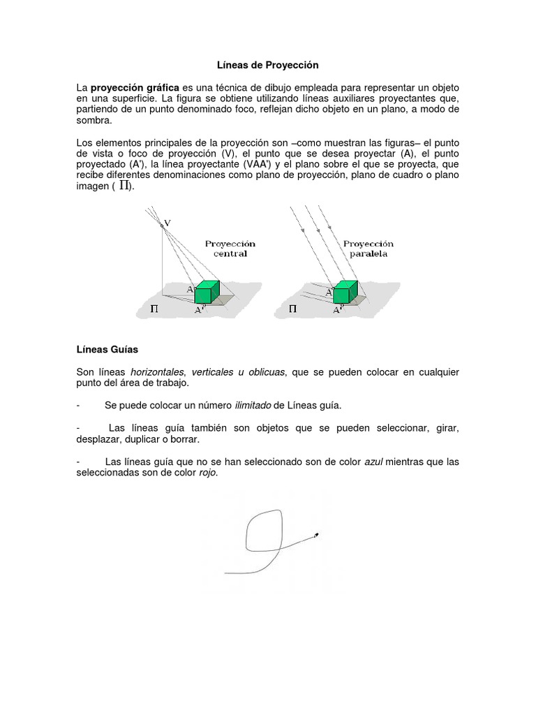 Líneas de Proyección | PDF | Triángulo | Geometría triangular