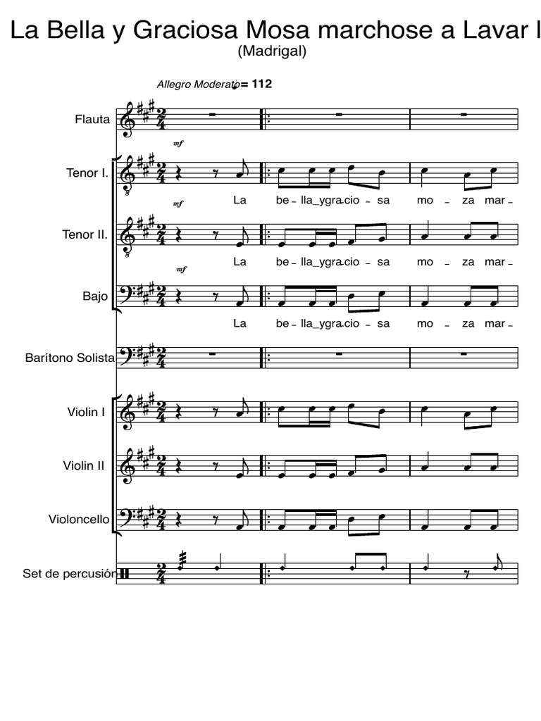 La Bella y Graciosa Moza | PDF