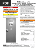 ATS Operation and Installation Manual | PDF | Battery (Electricity ...