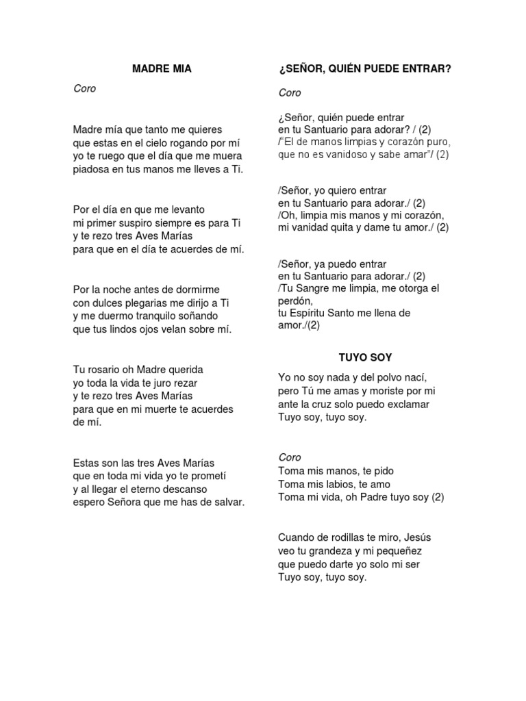 Cantos de Difuntos | PDF | María, madre de Jesús | Cristo (título)