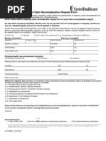 Uhc Appeal Form | PDF | Patient | Service Industries