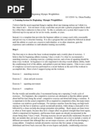 Prilepin's Chart | PDF | Weightlifting | Sports