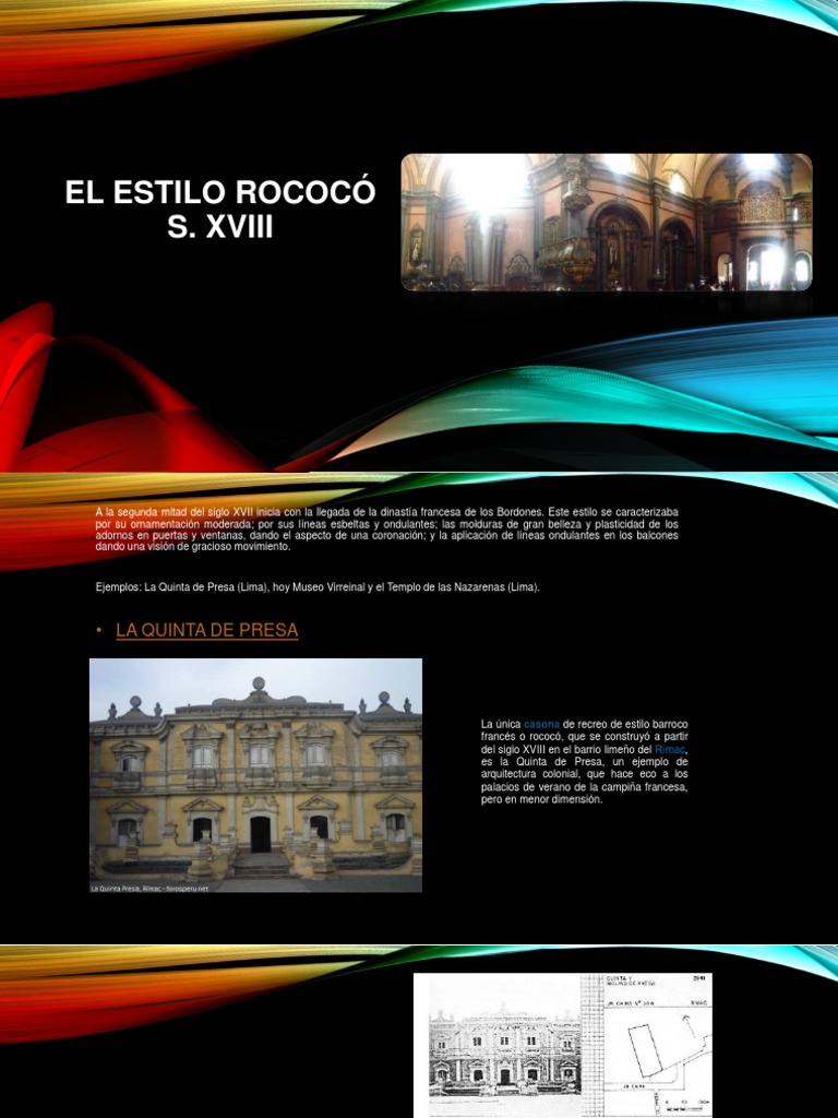 Estilo Rococo y Churrigueresca | PDF | Diseño arquitectonico | Arquitectura