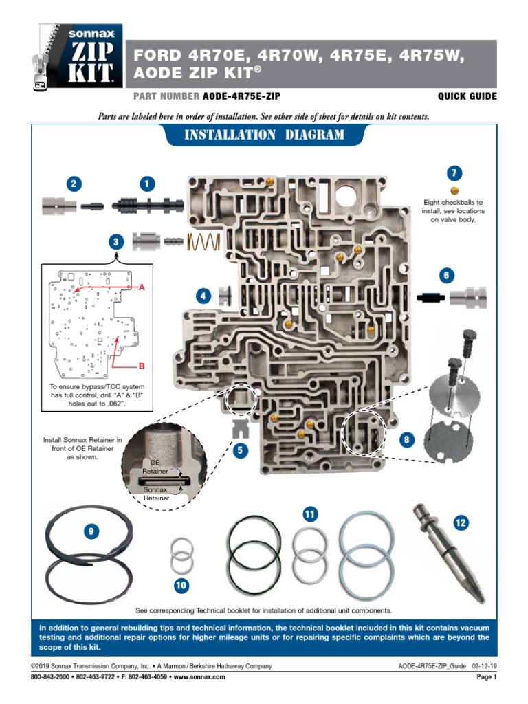 4r75 Transmision PDF | PDF | Valve | Clutch