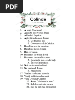 Colinde Cu Acorduri Pentru Chitară | PDF