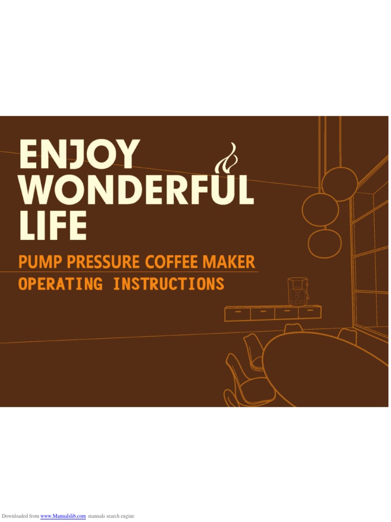 Java wsd18 Operating Instructions Manual | PDF | Coffee | Brewing