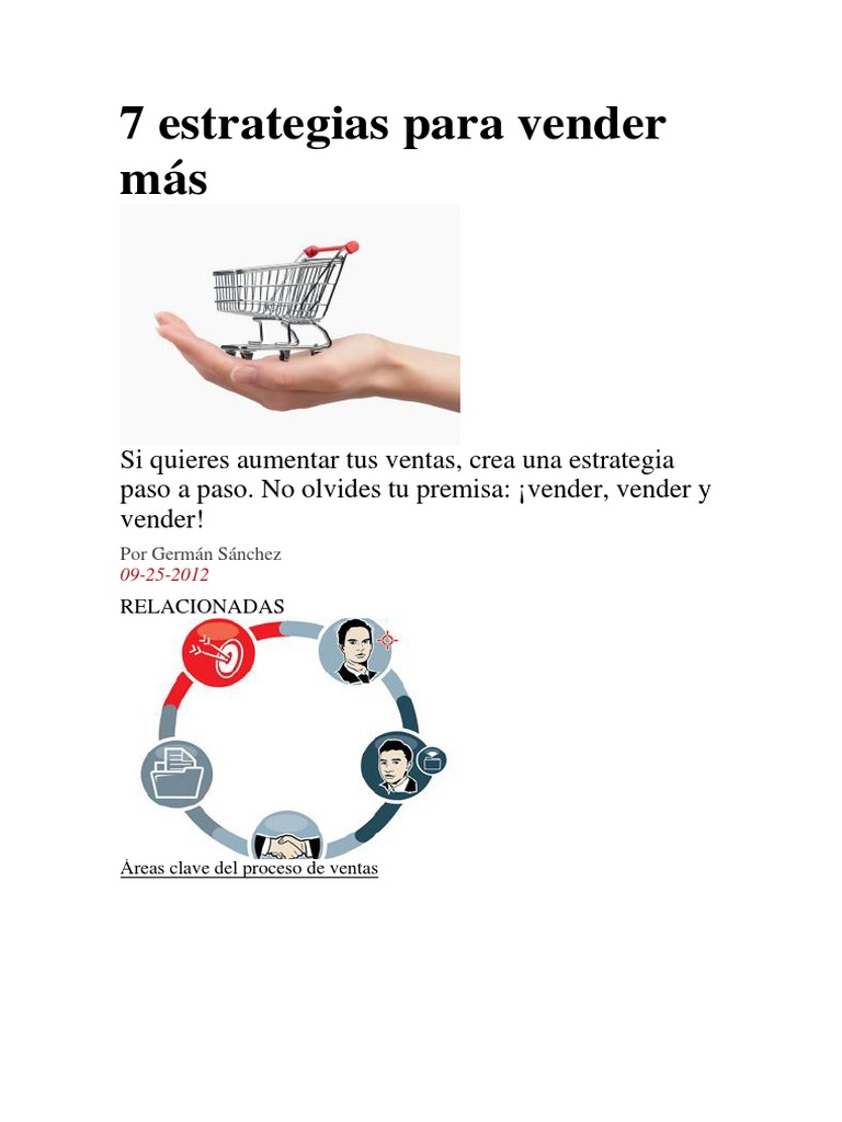 7 Estrategias para Vender Más | PDF | Marketing | Cupón