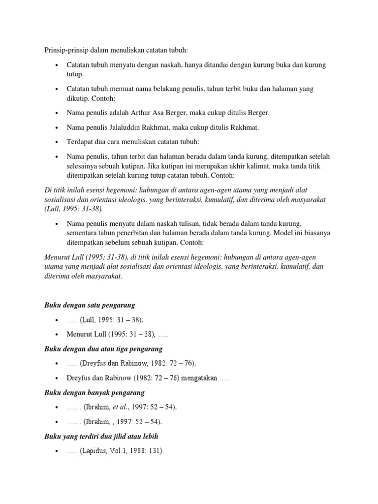 Cara Membuat Bodynote | PDF