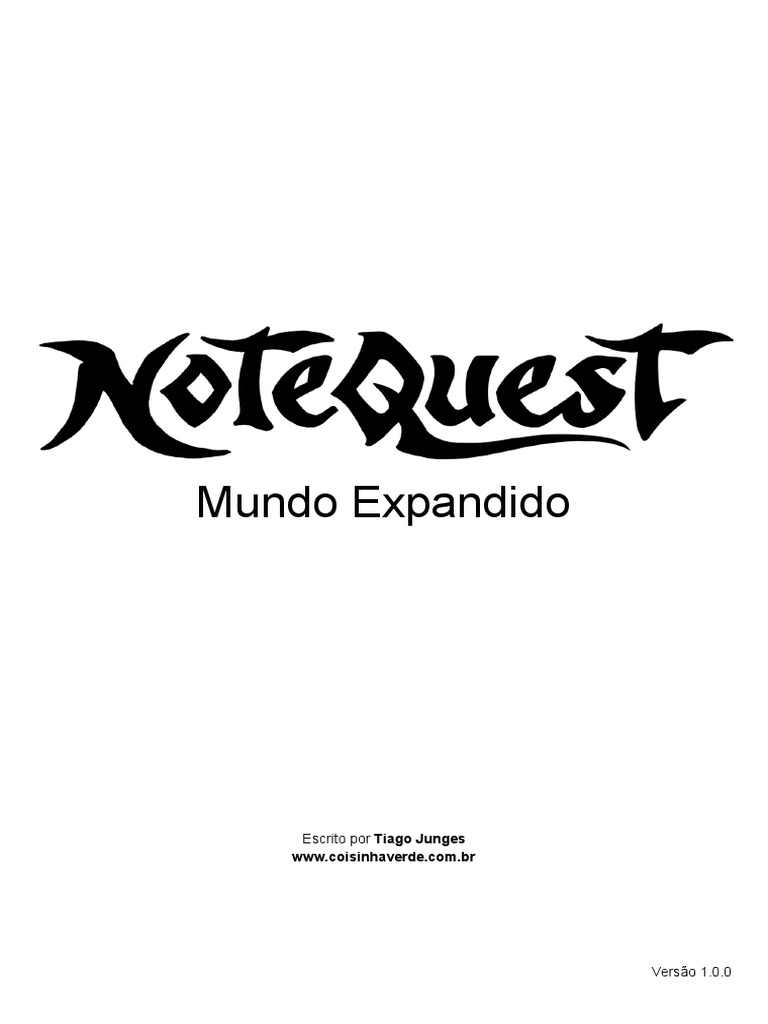 NoteQuest - Mundo Expandido PDF | PDF | Castelo | Terra