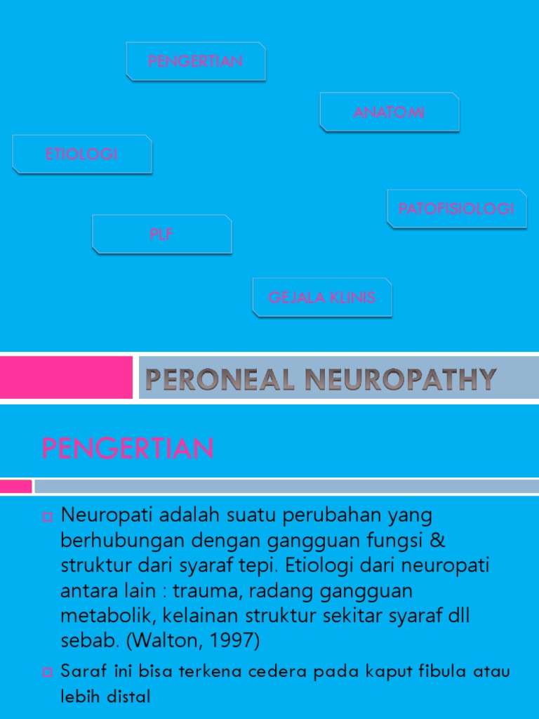 Peroneal Syndrome | PDF