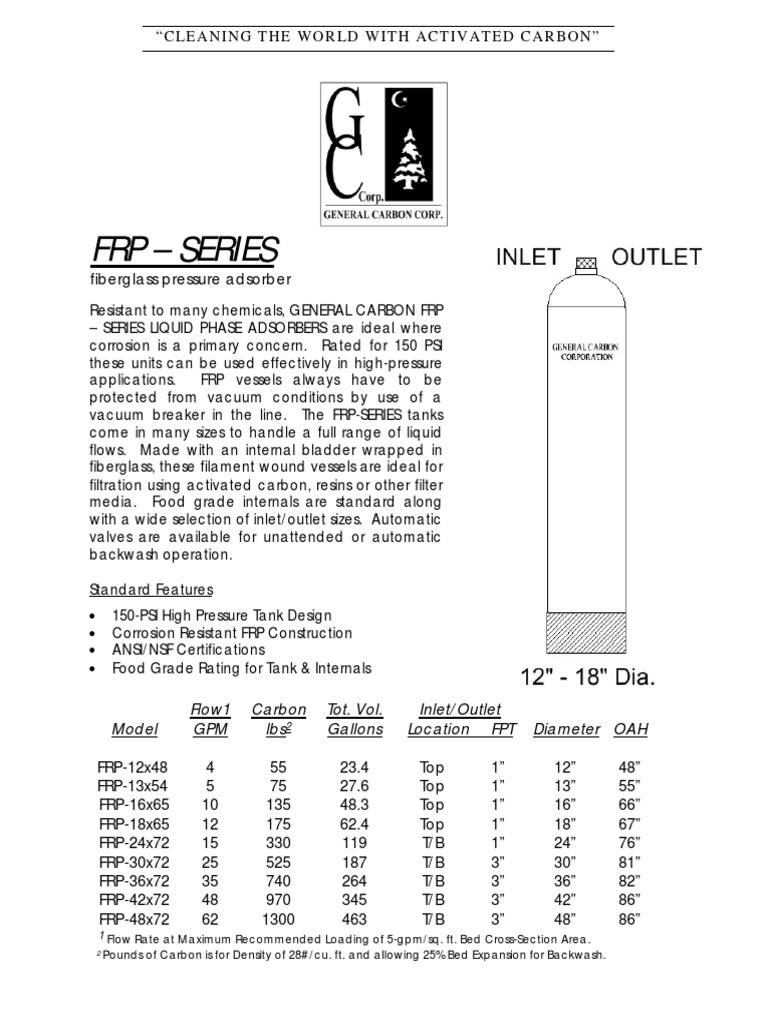FRP Tanks Especifications | PDF | Fibre Reinforced Plastic | Fiberglass