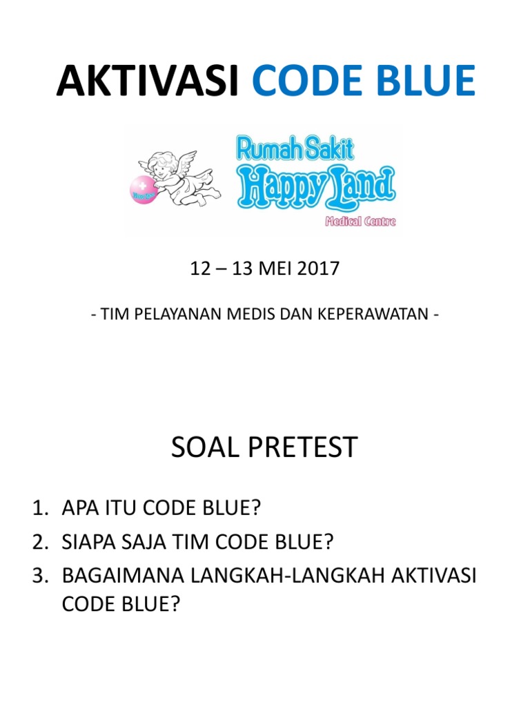 Aktivasi Code Blue | PDF | Teknologi & Rekayasa
