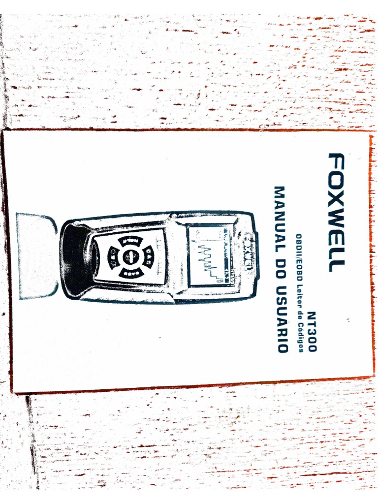 Manual Scanner Foxwell NT300 PDF | PDF