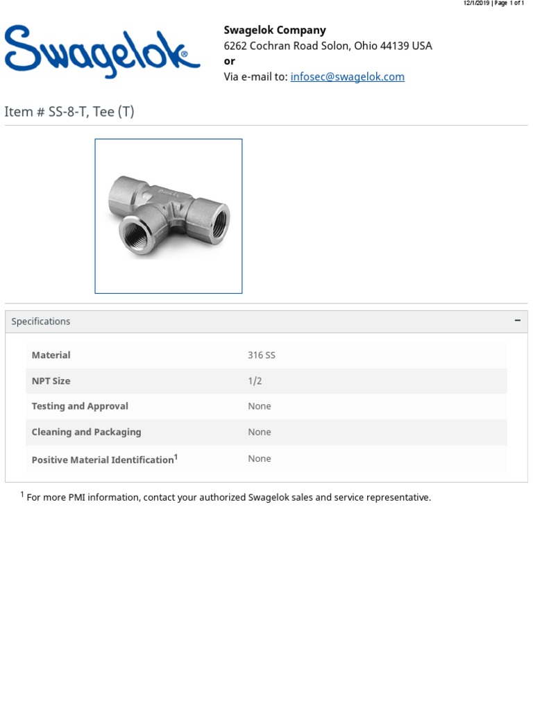 SS 8 T Tee (T) PDF | PDF
