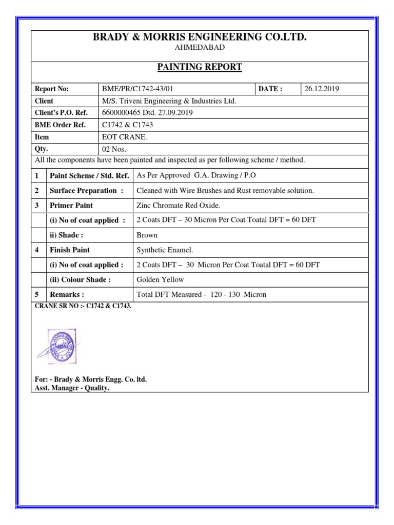 Painting Report - Format | PDF