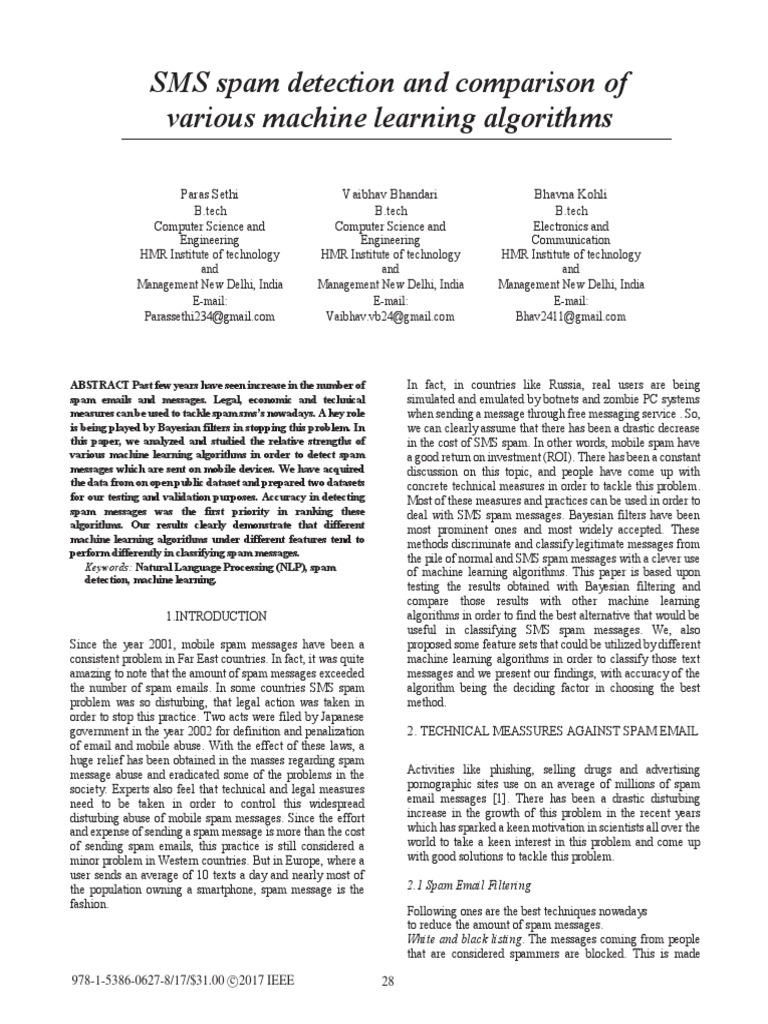 Machine Learning Paper-2 | PDF | Email Spam | Regression Analysis