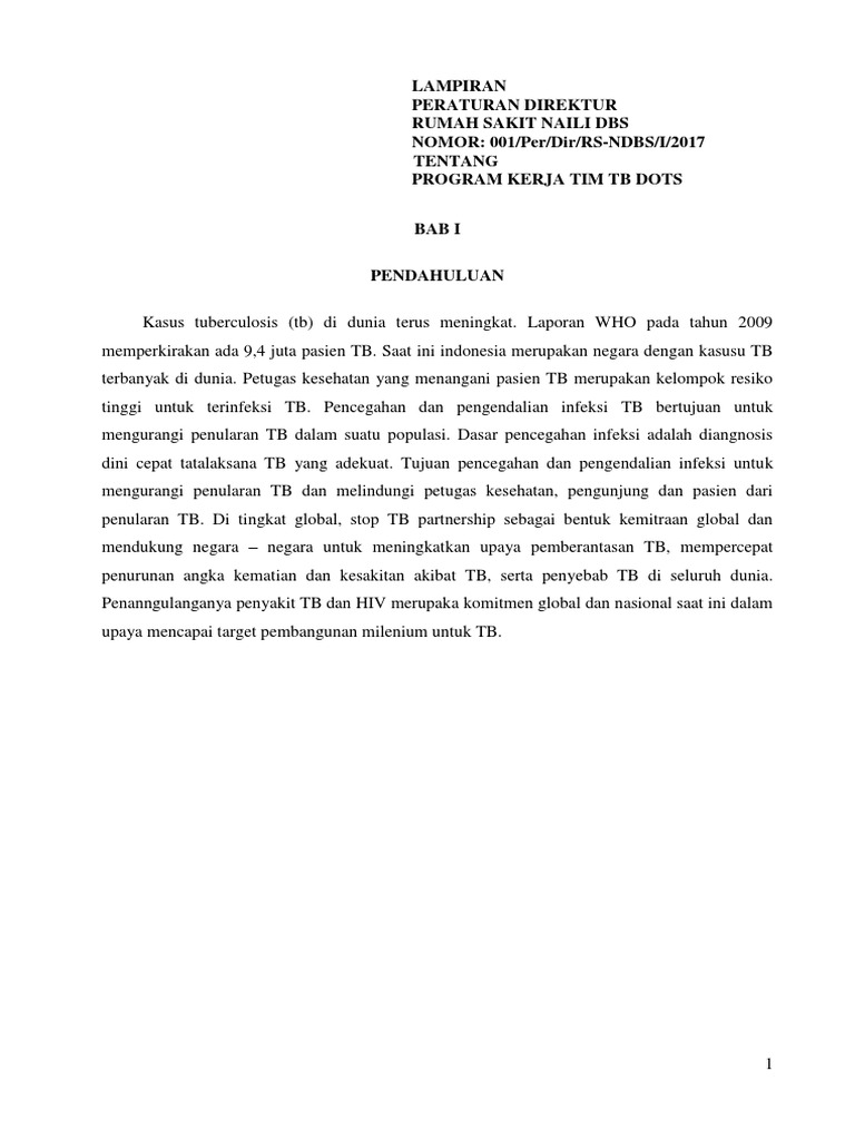 Program Kerja TB Dots | PDF | Sains & Matematika