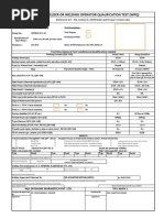 Welder Performance Qualification-Interactive Form QW-484A | PDF ...