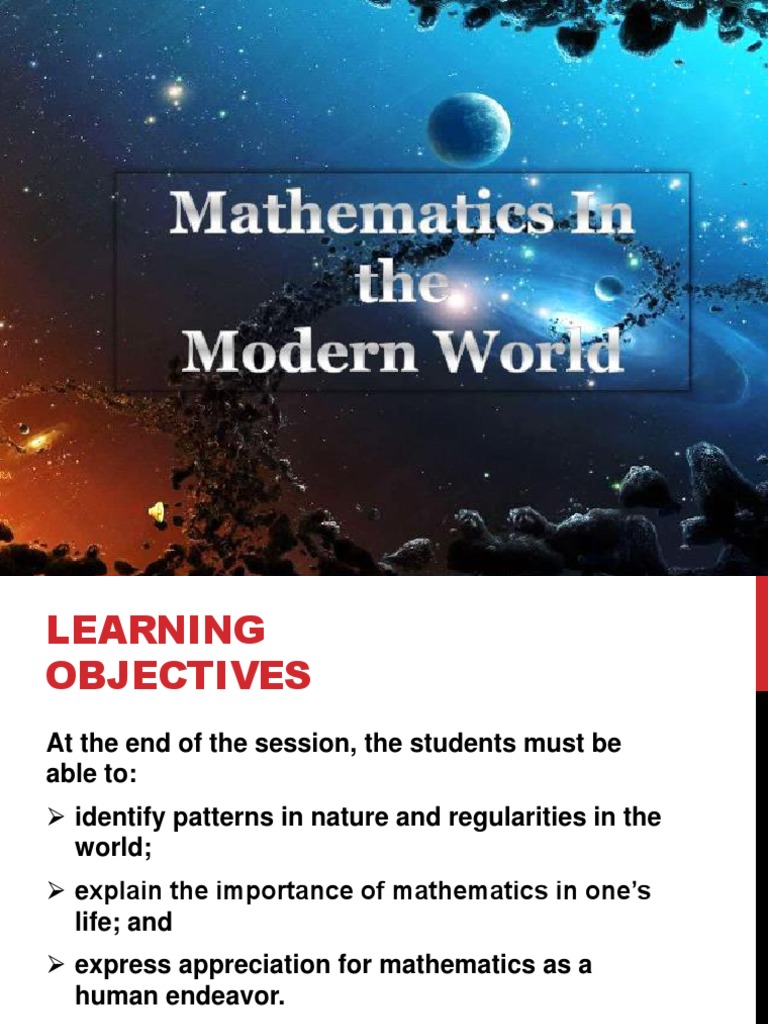 Mathematics in The Modern World | Download Free PDF | Teaching ...