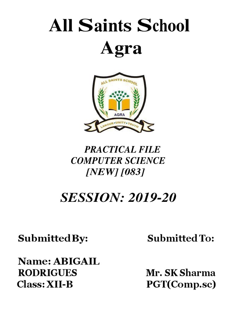 Class 12 PYTHON FILE PDF | PDF | Queue (Abstract Data Type) | Subroutine