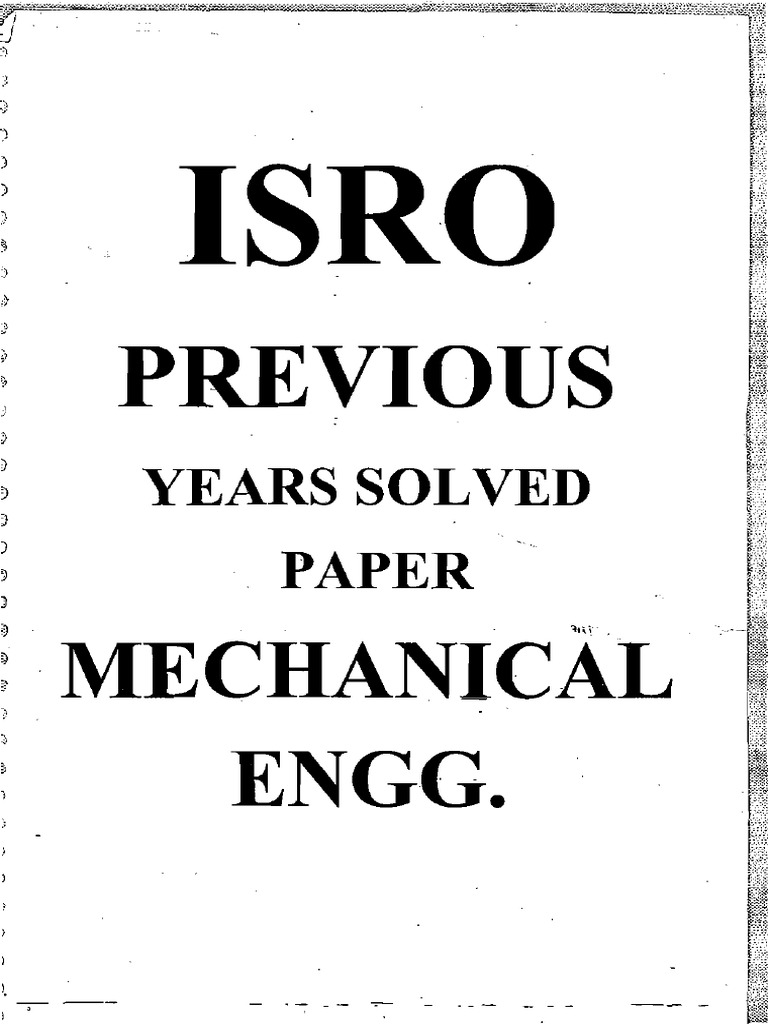 ISRO Papers From Year 2006 - 2015 With MadeEasy Solution PDF | PDF