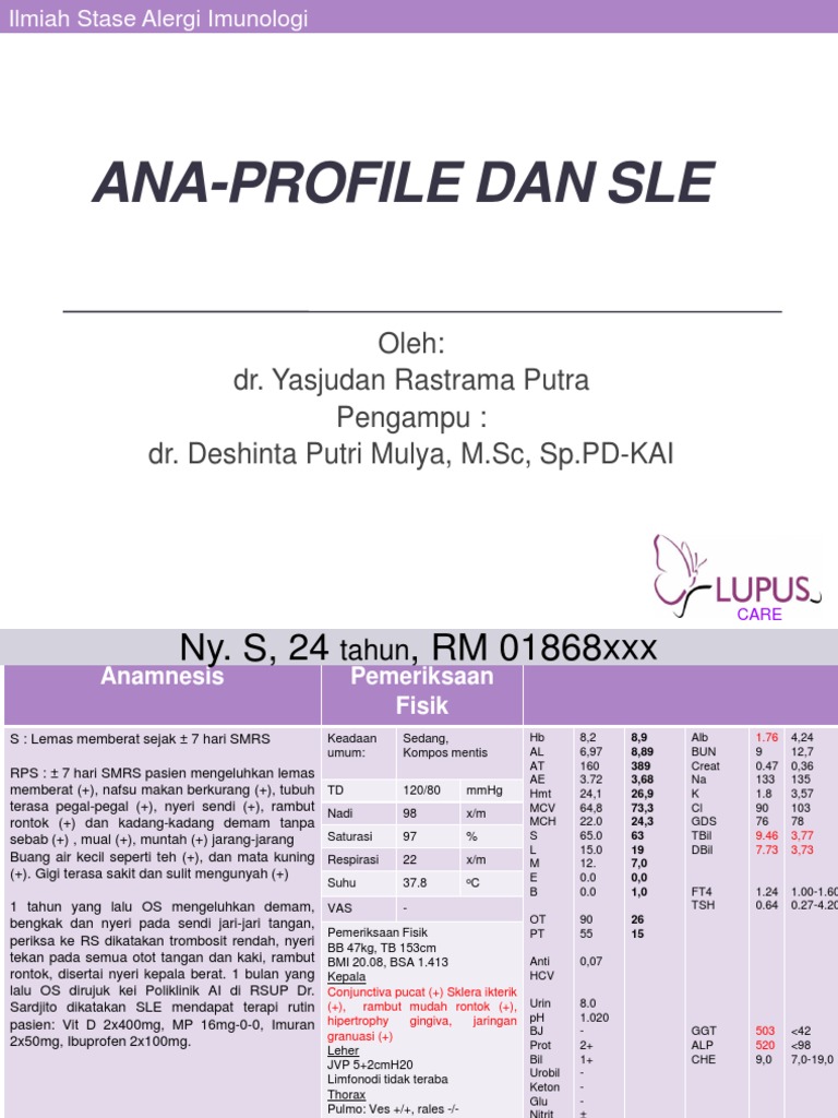 ANA Profile Dan SLE | PDF