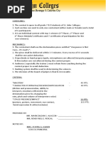 Character Impersonation Contest Rules | PDF | Business