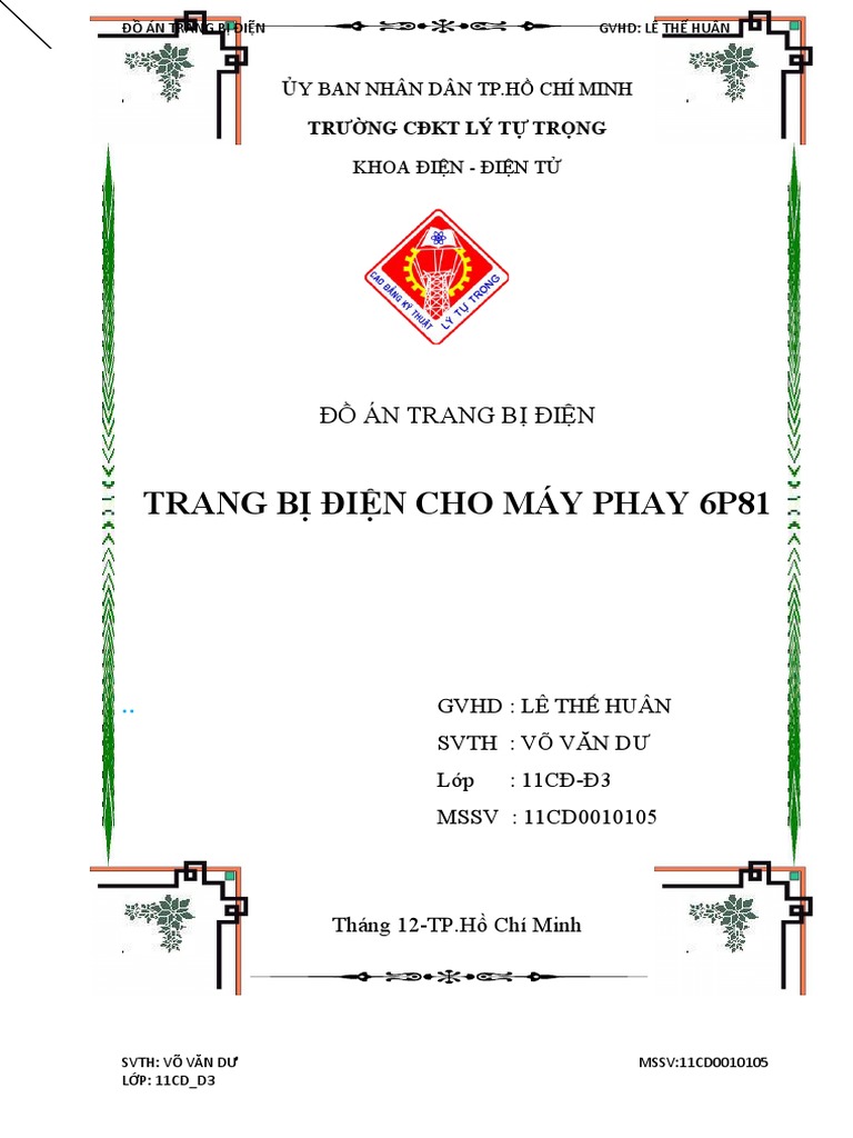 123doc Trang Bi Dien Cho May Phay 6p81 PDF | PDF