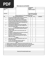 Man Basket Checklist | PDF | Crane (Machine) | Elevator