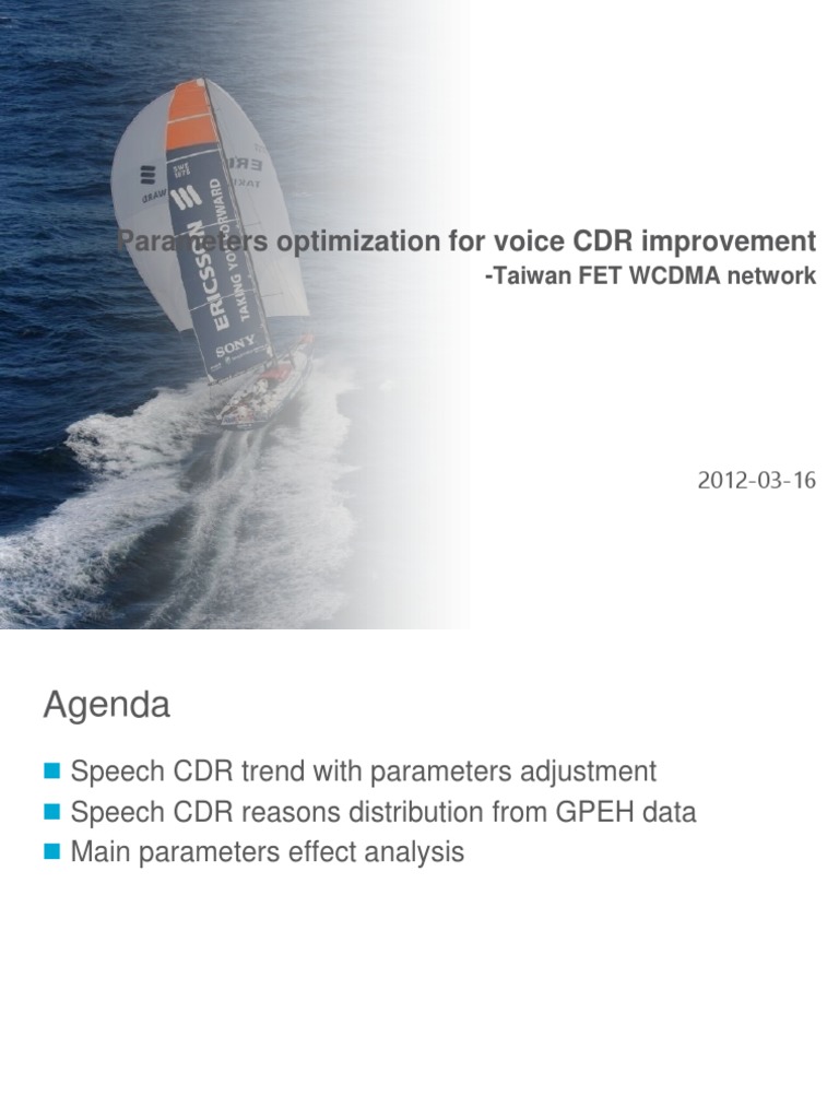 Parameters Optimization For Voice CDR Improvement | PDF | Networks ...