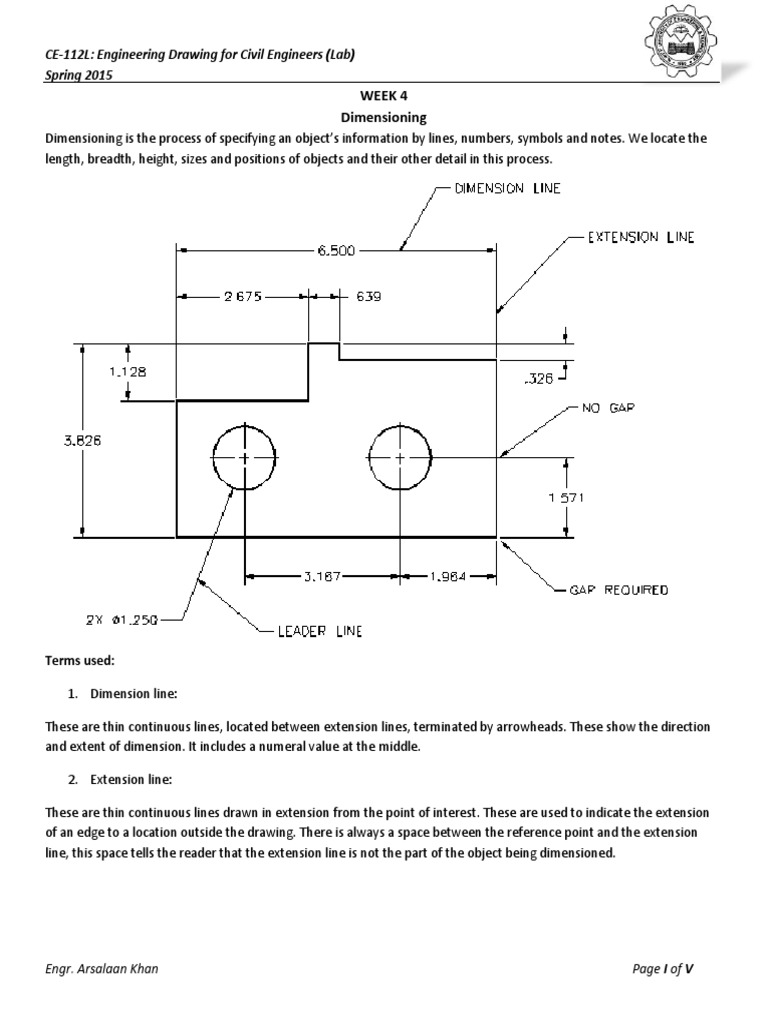 Engineering Drawing | PDF | Dimension | Drawing