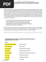 Torque Calculation - ASME PCC-1 | PDF | Screw | Metalworking