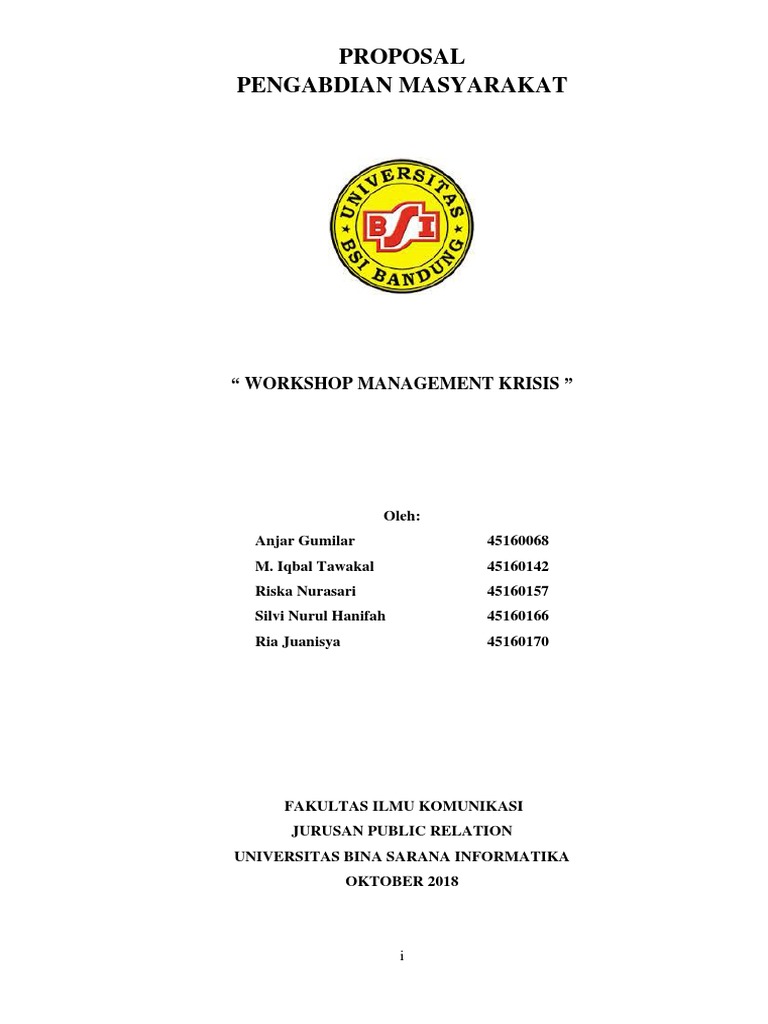 Proposal Pengabdian Masyarakat UMKM Nasijiwaku PDF | PDF