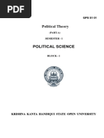 Complete Political Science Notes B.A. 1st Year, 1st Semester | PDF ...