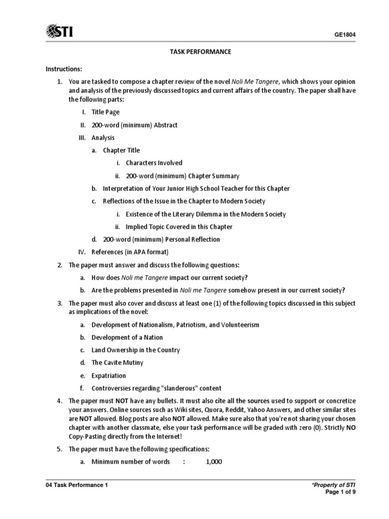 04 Task Performance 1 PDF | PDF