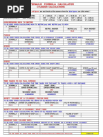 Hydraulic Cylinder Calculation Guide | PDF | Litre | Flow Measurement