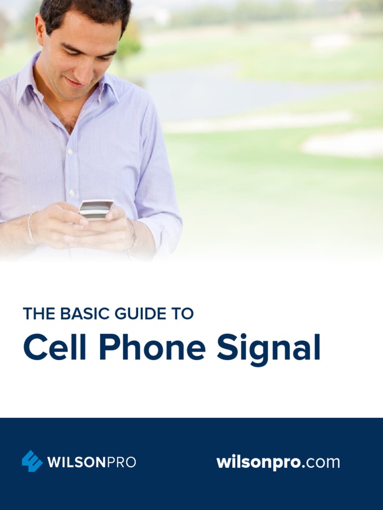 Basic Guide To Cell Phone Signal Ebook | Download Free PDF | Cellular ...