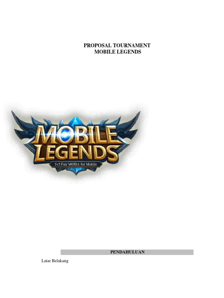 Proposal Tournament MLBB | PDF