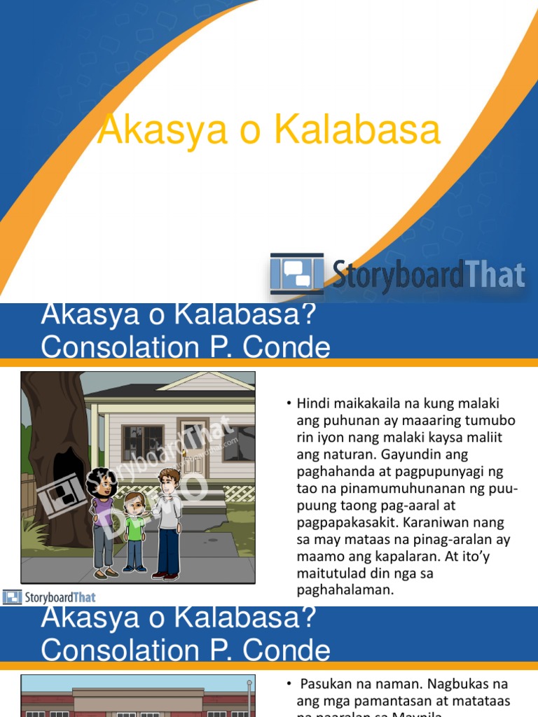 Akasya o Kalabasa | PDF