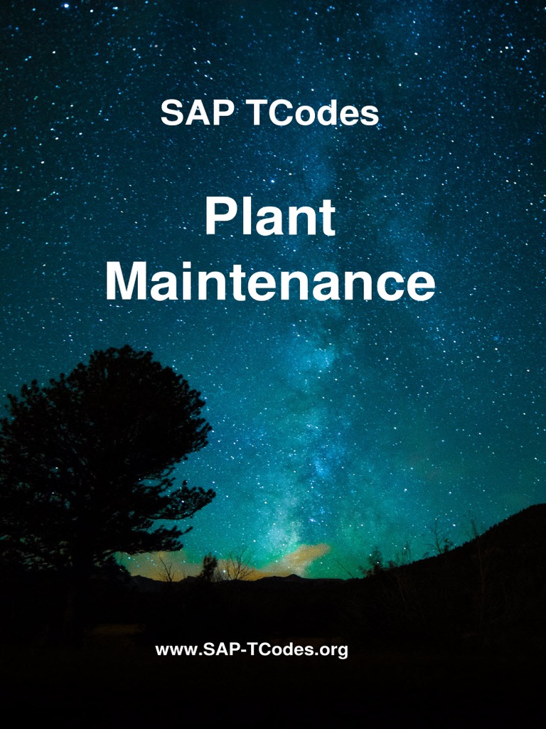 SAP-TCodes Module PM-EN | PDF | Computing | Business
