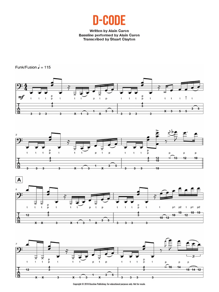 Alain Caron D Code Transcription | PDF