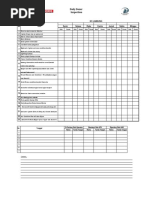 Formulir P2H Kendaraan Alat Berat | PDF
