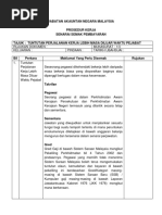 Borang Pengesahan Kerja Lebih Masa Melebihi 8 Jam | PDF