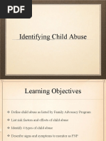 Signs of Child Abuse and Neglect | PDF | Child Abuse | Social Psychology