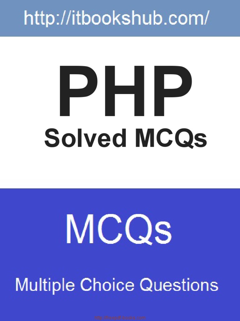 PHP Solved MCQs | PDF | Php | Data Type